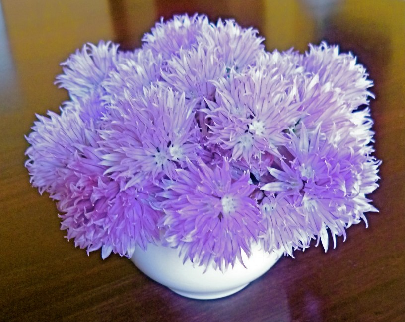 Tempura Chive Blossoms | The Seasonal Gourmet