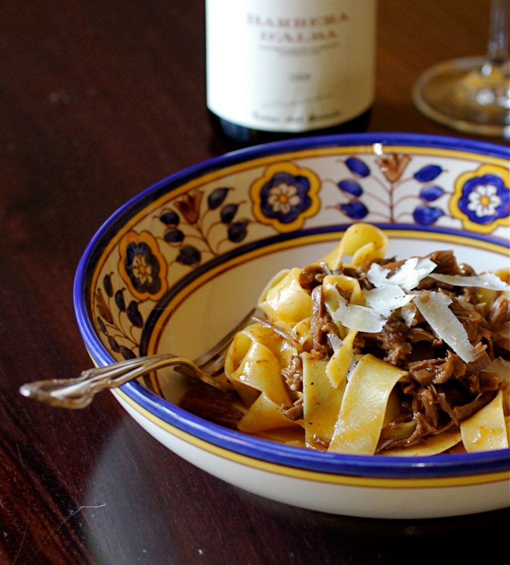 Barolo-Braised Beef with Pappardelle | The Seasonal Gourmet